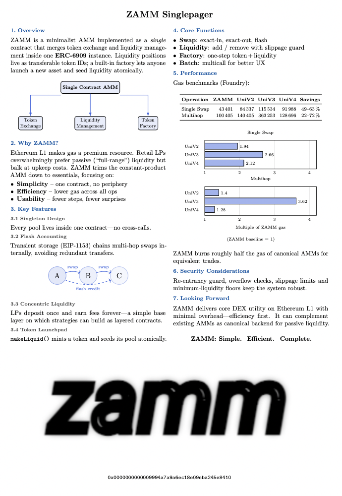 ZAMM DEX